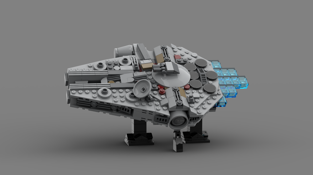 LEGO MOC Starship in medium format! by we8lis4jv | Rebrickable - Build ...