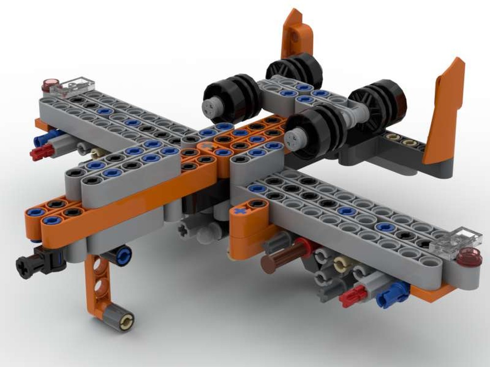 LEGO MOC 42060 A-10 Thunderbolt (''Warthog'') by meregt | Rebrickable - Build with LEGO