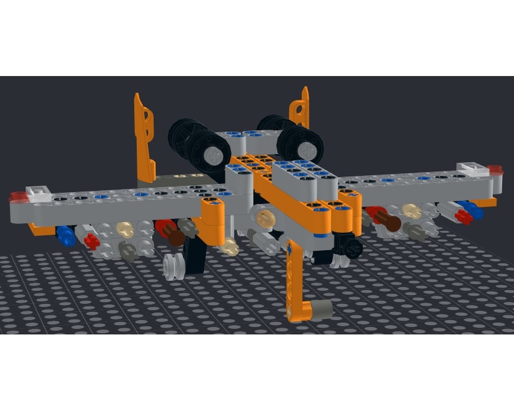 LEGO MOC 42060 A-10 Thunderbolt (''Warthog'') by meregt | Rebrickable - Build with LEGO