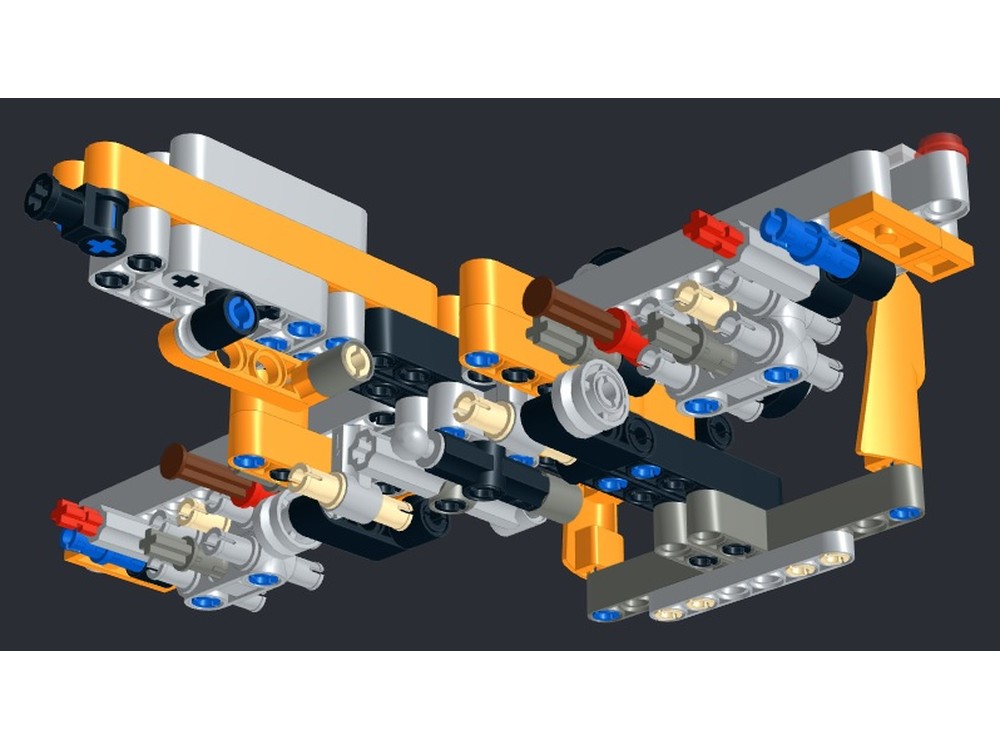 LEGO MOC 42060 A-10 Thunderbolt (''Warthog'') by meregt | Rebrickable - Build with LEGO