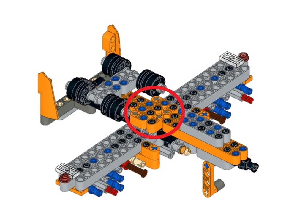 LEGO MOC 42060 A-10 Thunderbolt (''Warthog'') by meregt | Rebrickable - Build with LEGO
