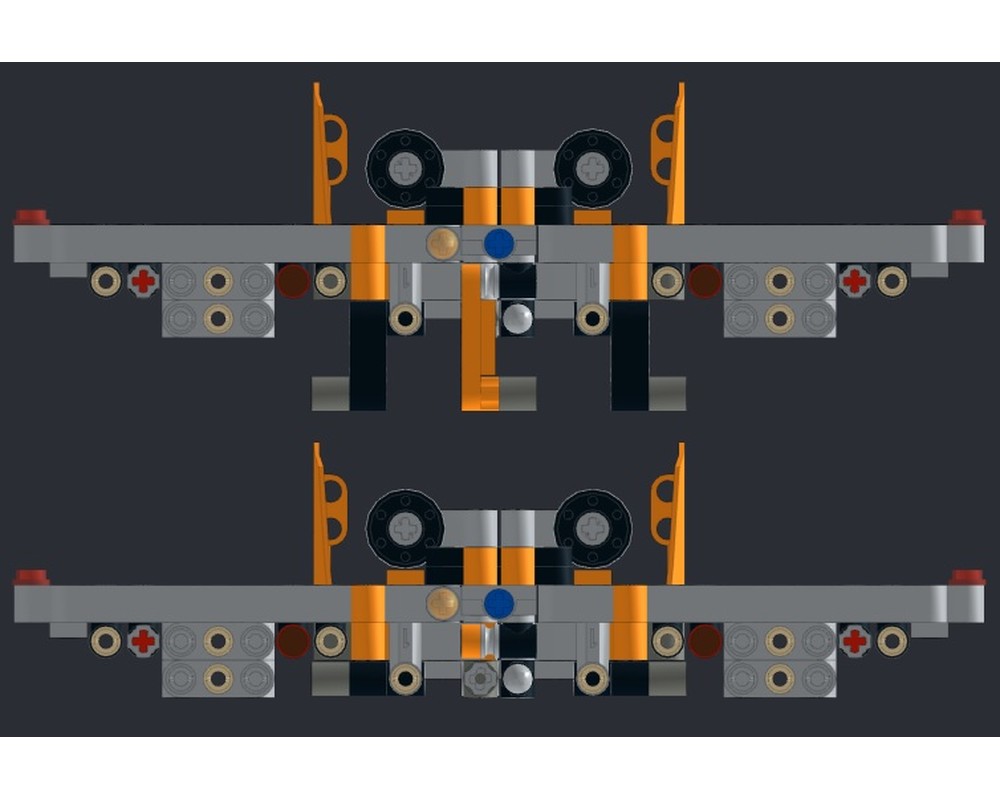 LEGO MOC A-10 Thunderbolt (''Warthog'') [42060-1] by meregt | Rebrickable - Build with LEGO