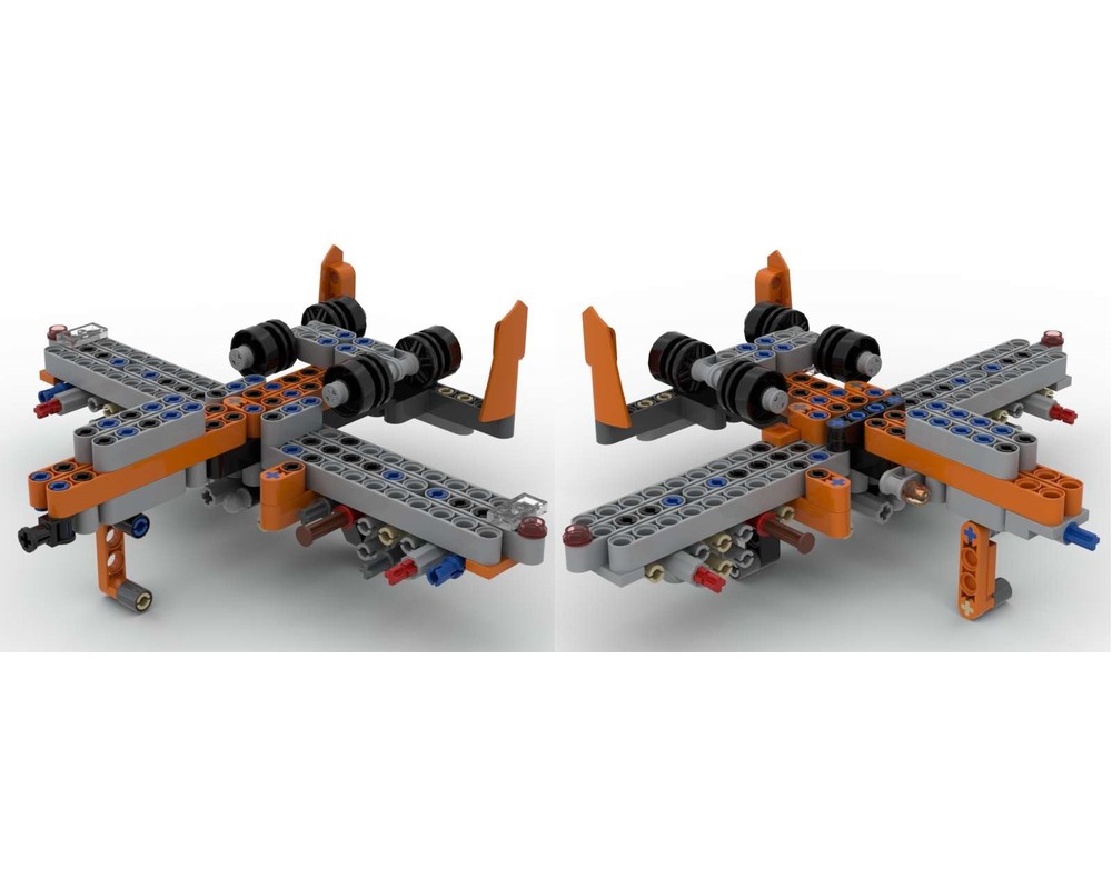 LEGO MOC A-10 Thunderbolt (''Warthog'') [42060-1] by meregt | Rebrickable - Build with LEGO