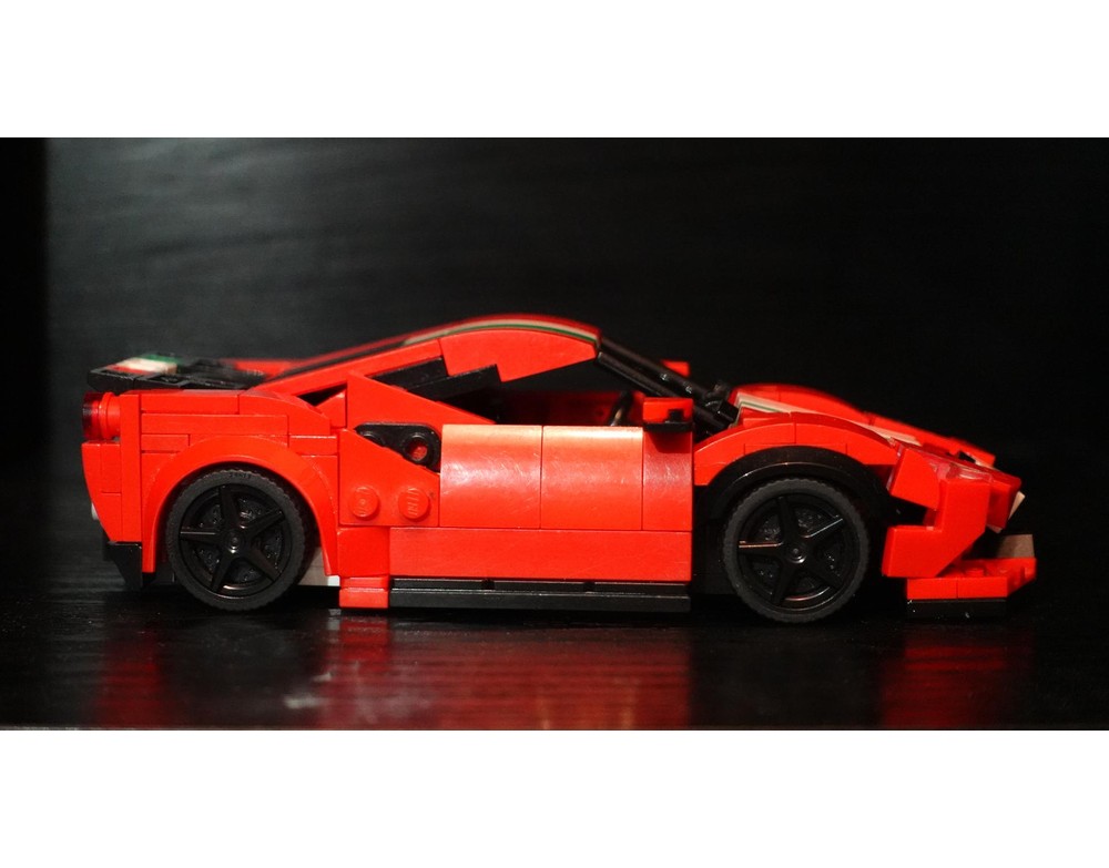 Lego Moc Ferrari 488 Pista Piloti By Legofan07 Rebrickable Build
