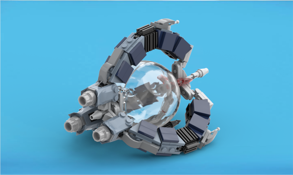 LEGO MOC CIS Tri-Droid Fighter by Tiggerljc | Rebrickable - Build with LEGO