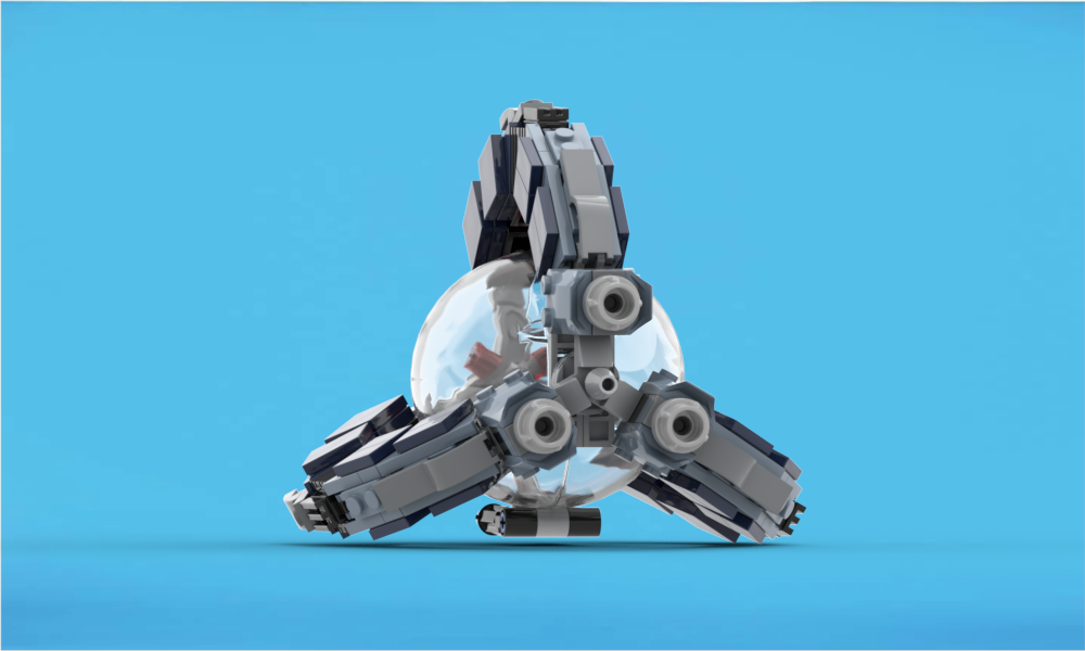 LEGO MOC CIS Tri-Droid Fighter by Tiggerljc | Rebrickable - Build with LEGO