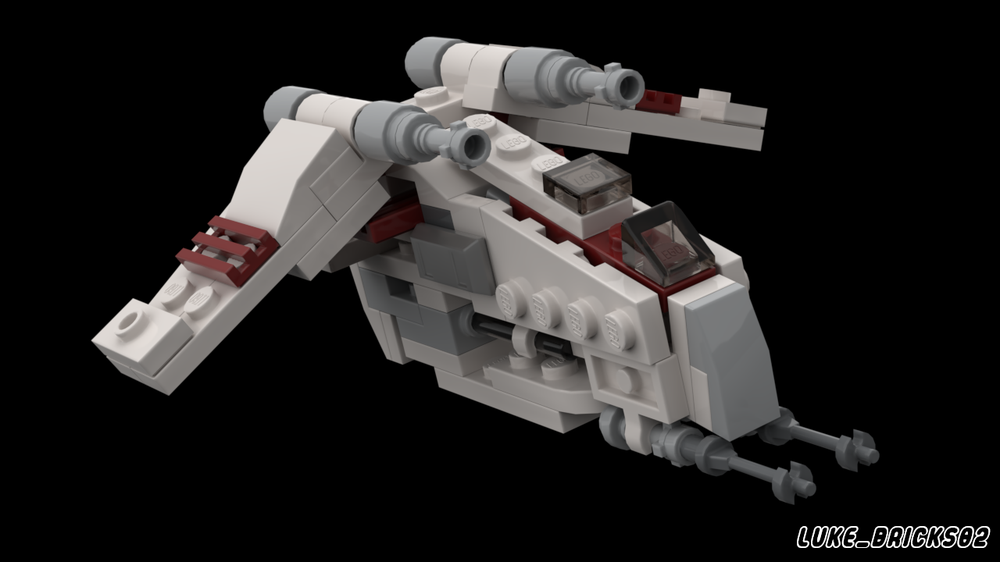 LEGO MOC Republic Gunship ALT by Luke_Bricks82 | Rebrickable - Build ...