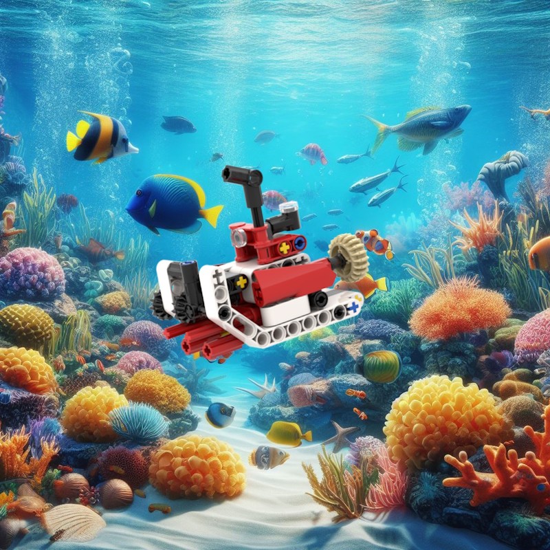 LEGO MOC submarine by P4tp4t | Rebrickable - Build with LEGO