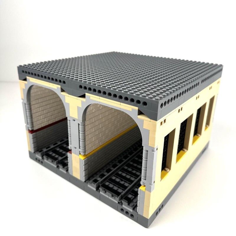LEGO MOC 004 Dual Tunnel Subway Module by brickingohio | Rebrickable ...
