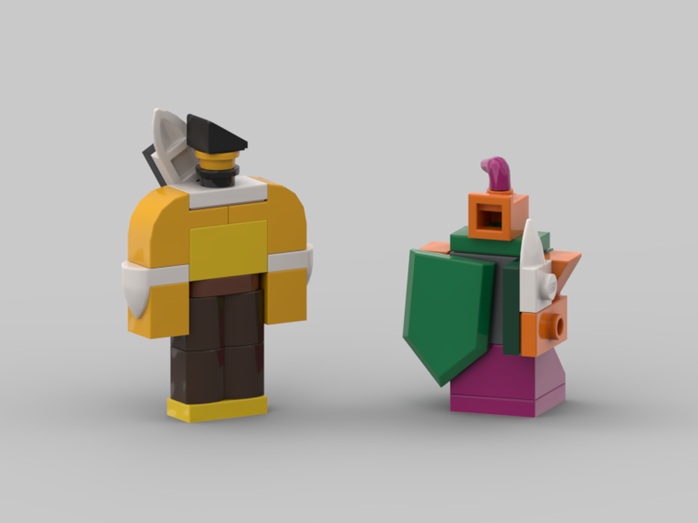 LEGO MOC Fantasy RPG - barbarian & paladin by bricklish | Rebrickable ...