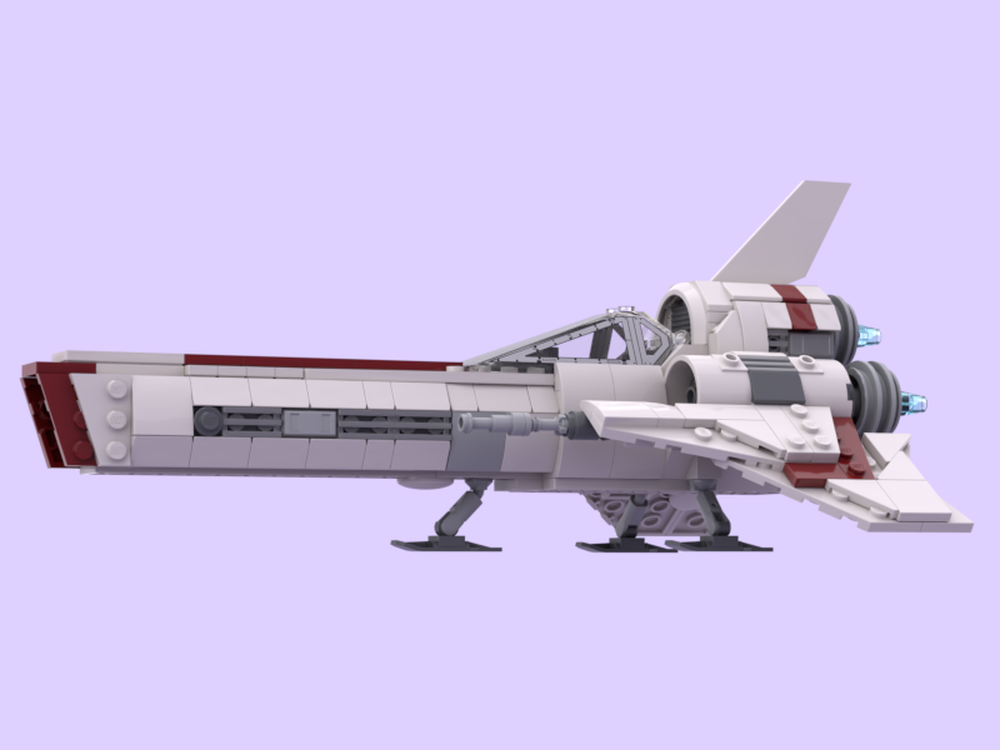 Lego Moc Colonial Viper Mark Ii Battlestar Galactica By Mstrutt