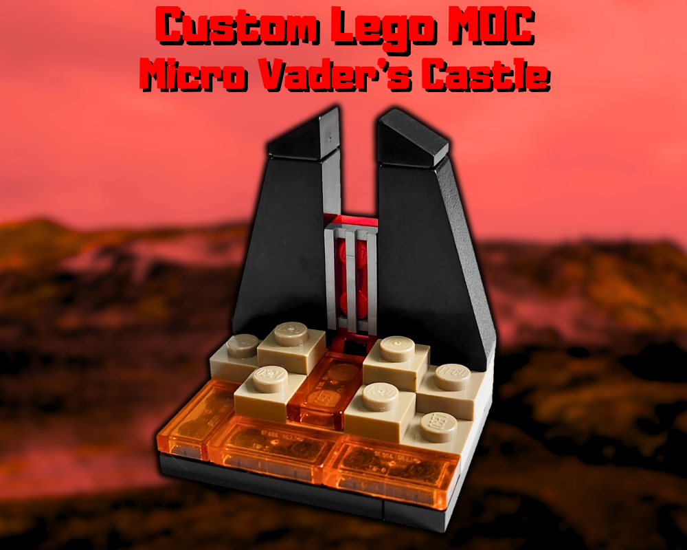 LEGO MOC Micro Vader's Castle by Noob Builds Lego | Rebrickable - Build ...