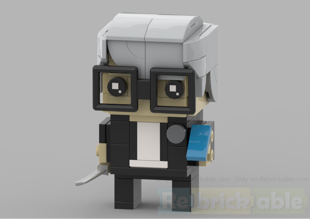 LEGO MOC Persona 4 Protagonist BrickHead by GoldengamerLego ...
