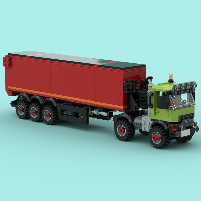 LEGO MOC Agro-Truck and Grain Trailer by Wacky | Rebrickable - Build ...
