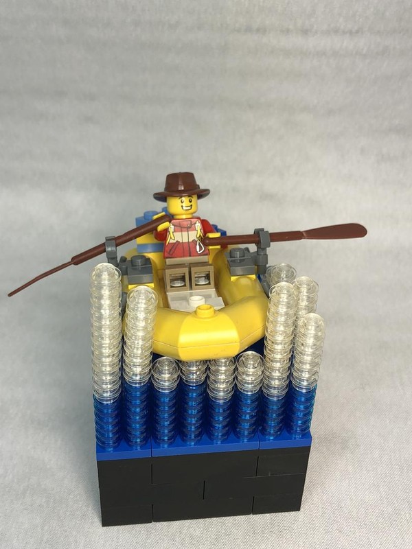 LEGO MOC-162082 White water rafting statue by Camobricktape ...