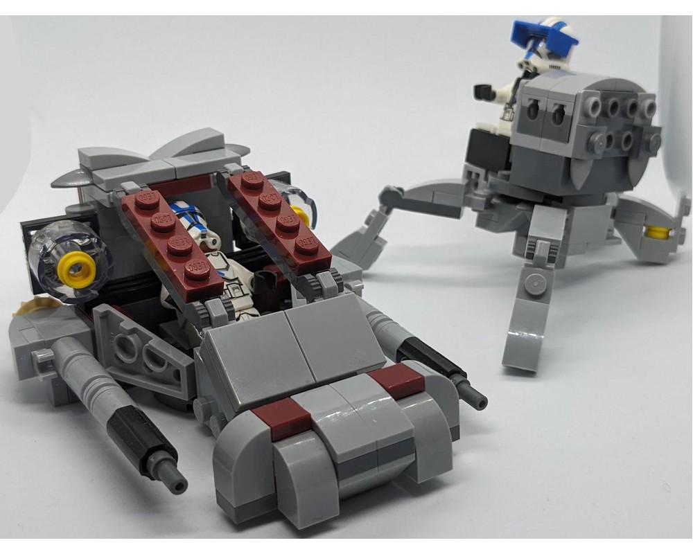 LEGO MOC Lego Republic Scout Speeder - 75345 x2 Alt Build - 501st clone ...