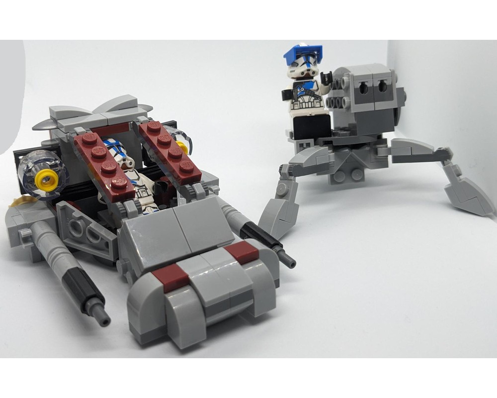 LEGO MOC Lego Republic Scout Speeder - 75345 x2 Alt Build - 501st clone ...