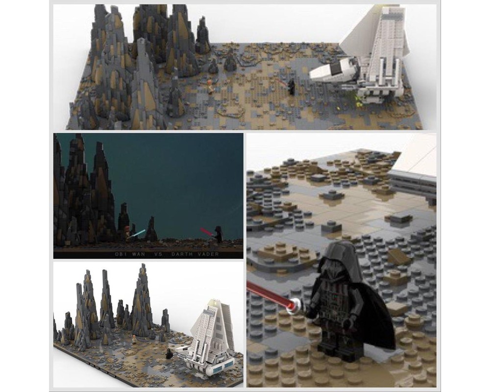 LEGO MOC SW Obi Wan Collection! Obi Wan vs Lord Vader final duel ...