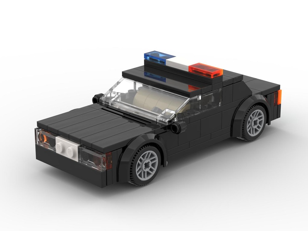 LEGO MOC Retro Police Car by The Bobby Brix Channel | Rebrickable ...