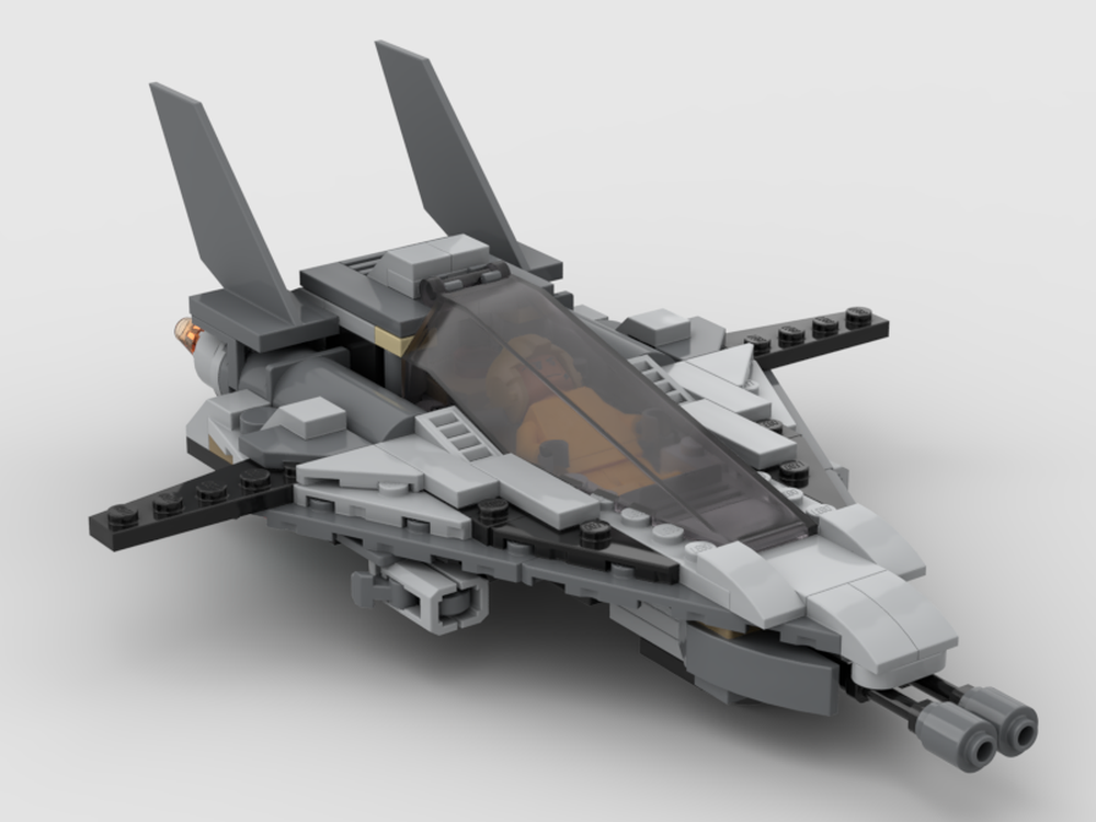 LEGO MOC 75346 Pirate Starfighter by R4D3K | Rebrickable - Build with LEGO