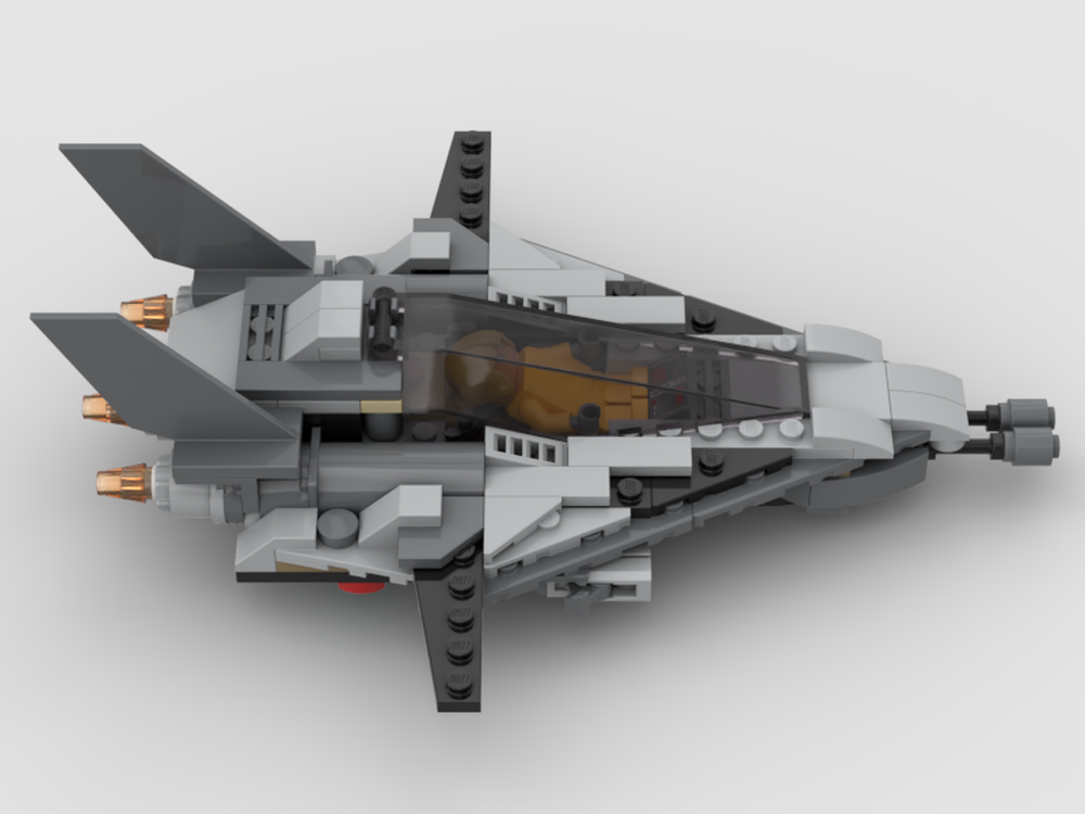 LEGO MOC 75346 Pirate Starfighter by R4D3K | Rebrickable - Build with LEGO