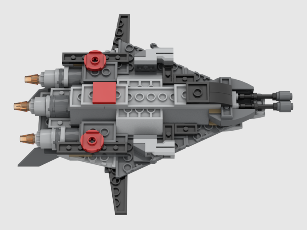 LEGO MOC 75346 Pirate Starfighter by R4D3K | Rebrickable - Build with LEGO