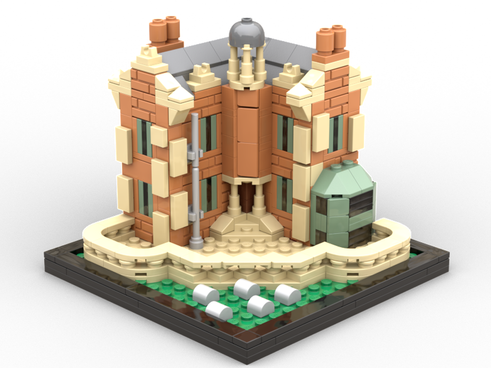 LEGO MOC Mini Haunted Mansion by L3G0MA5T3R | Rebrickable - Build with LEGO