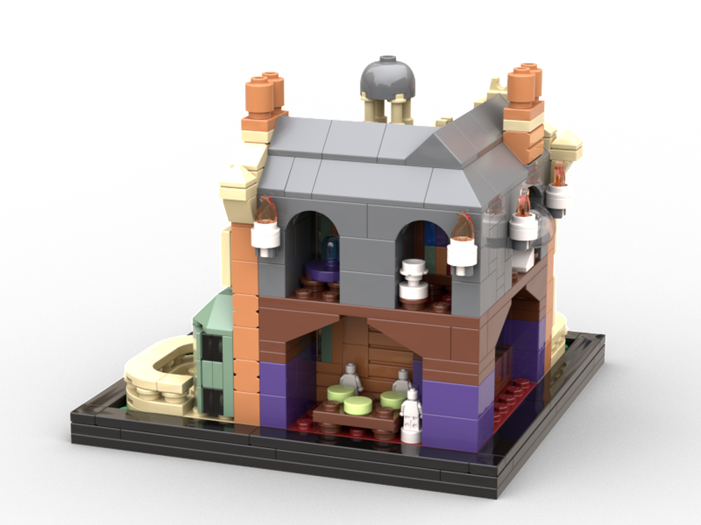 LEGO MOC Mini Haunted Mansion by L3G0MA5T3R | Rebrickable - Build with LEGO
