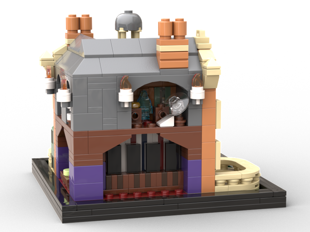 LEGO MOC Mini Haunted Mansion by L3G0MA5T3R | Rebrickable - Build with LEGO