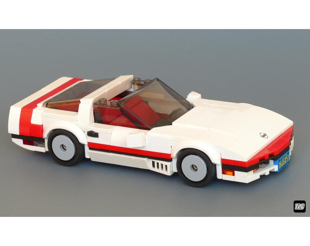 LEGO MOC Corvette C4 - A-Team by _TLG_ | Rebrickable - Build with LEGO