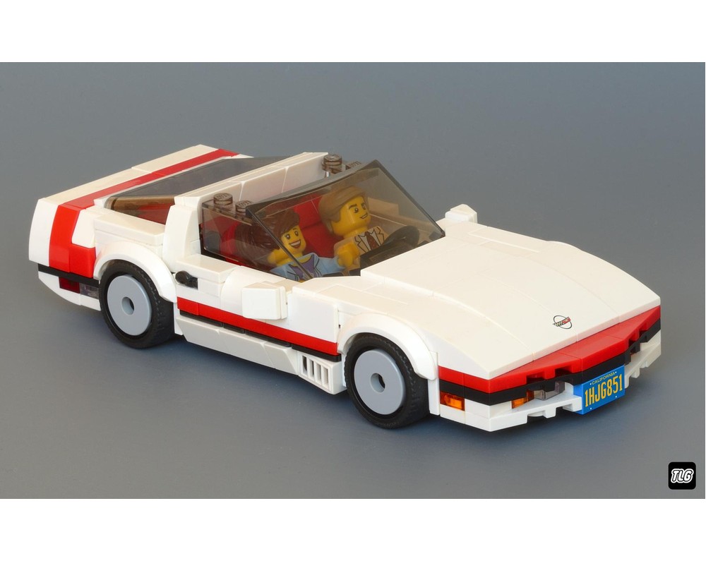 LEGO MOC Corvette C4 - A-Team by _TLG_ | Rebrickable - Build with LEGO