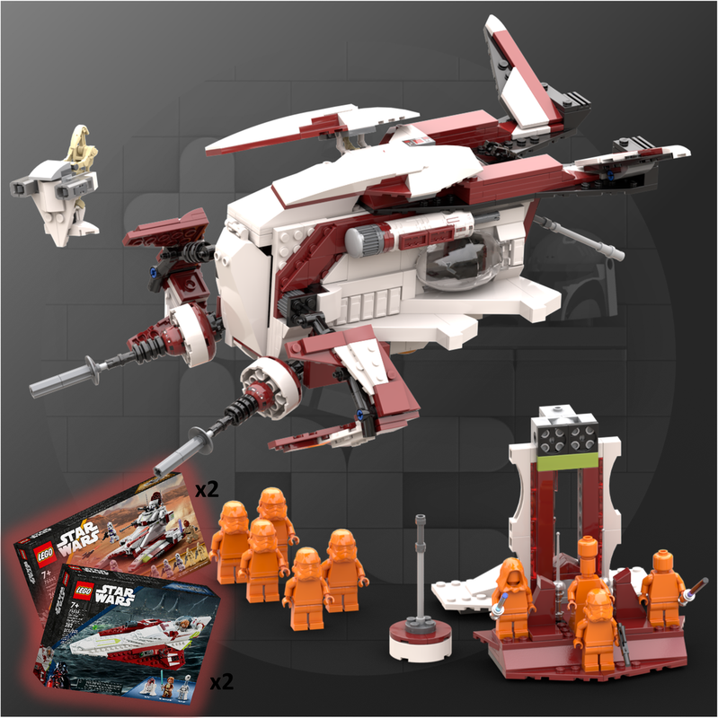 LEGO MOC 75333 - 75342 - LAAT-le Police Patrol Gunship - 187th Legion ...