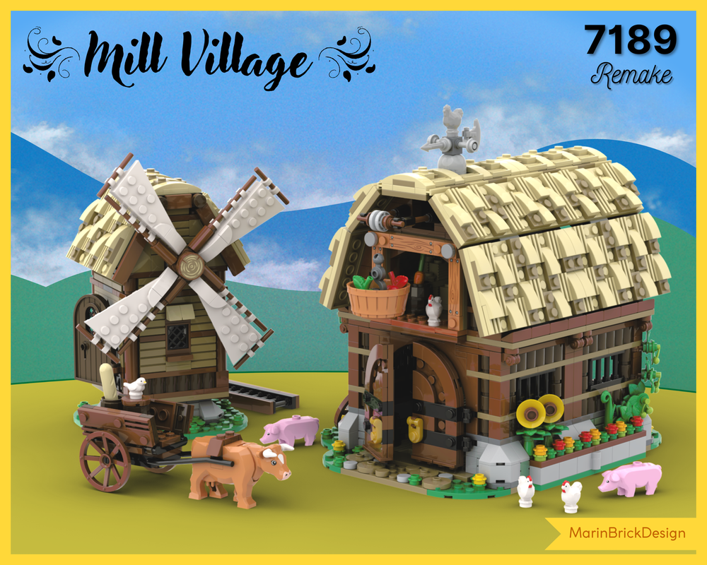 LEGO MOC 3739 Mill Village Raid Remake - Lego Medieval Castle MOC by ...
