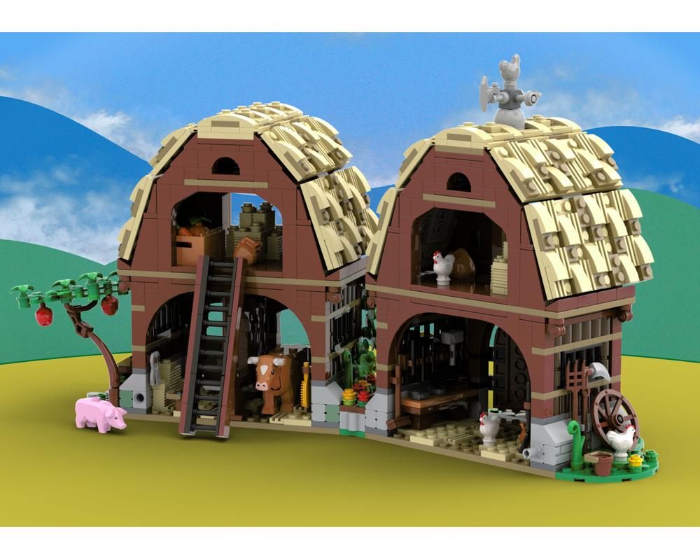 Lego Moc 3739 Mill Village Raid Remake Lego Medieval Castle Moc By