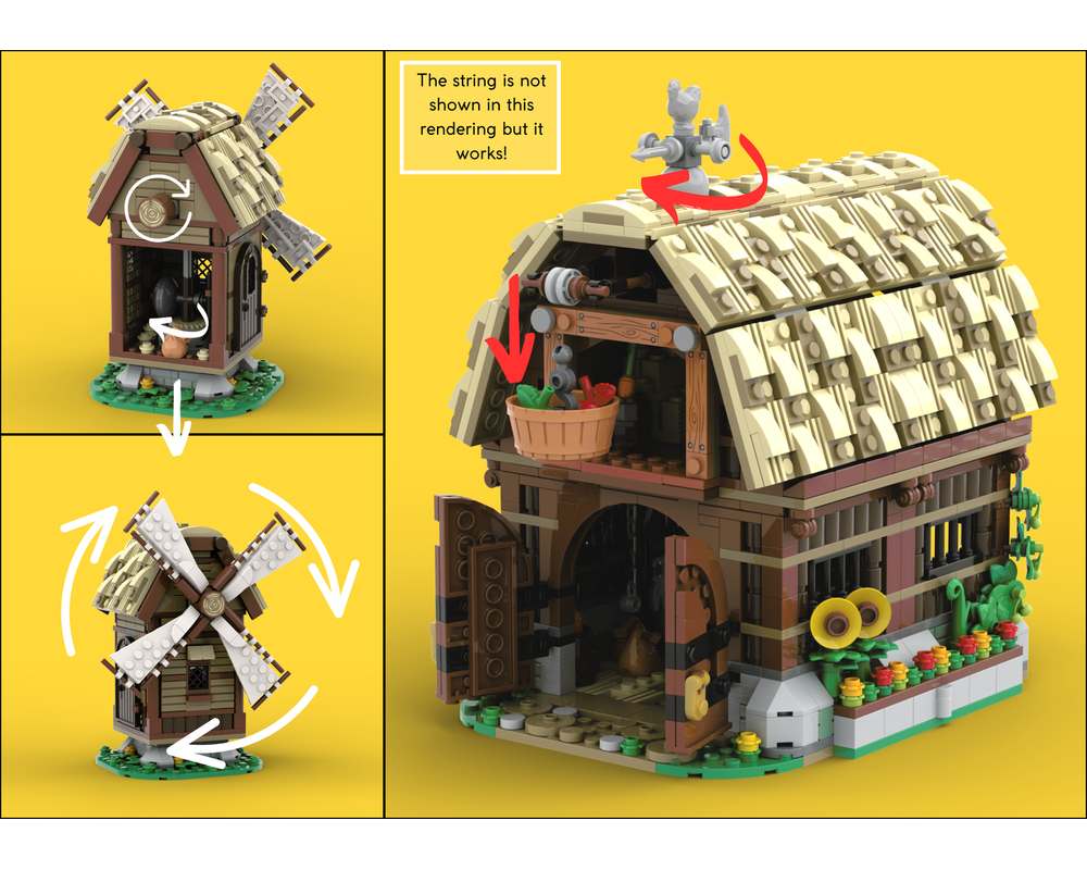 LEGO MOC 3739 Mill Village Raid Remake - Lego Medieval Castle MOC by ...
