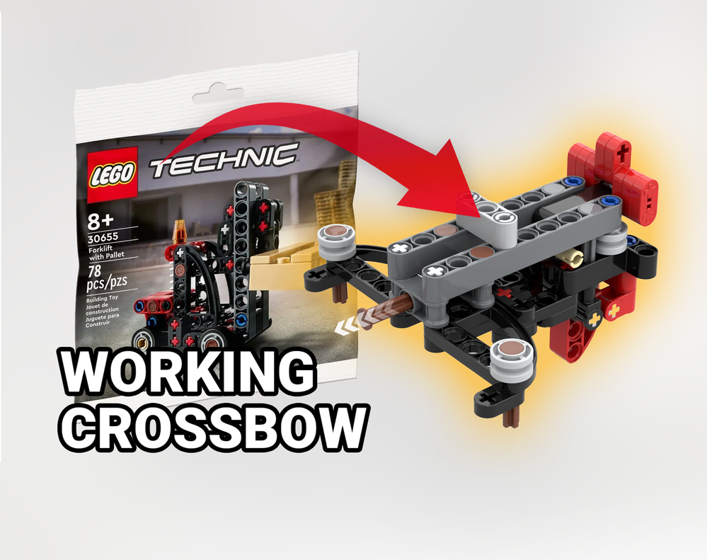 LEGO MOC 30655 - Working Crossbow by moris | Rebrickable - Build with LEGO