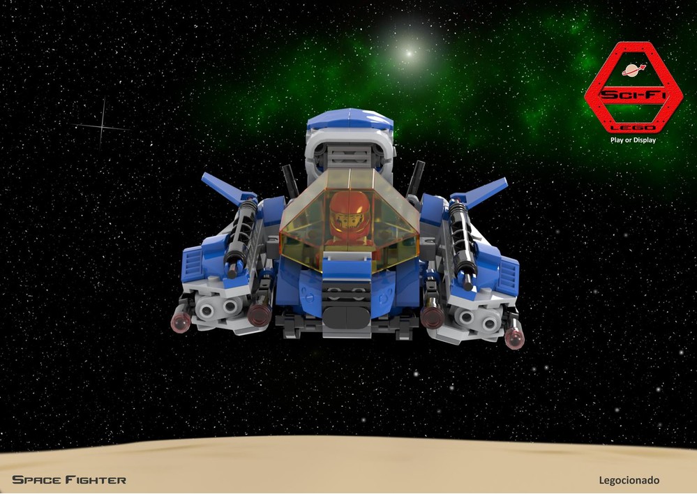 LEGO MOC Space Fighter by Legocionado | Rebrickable - Build with LEGO
