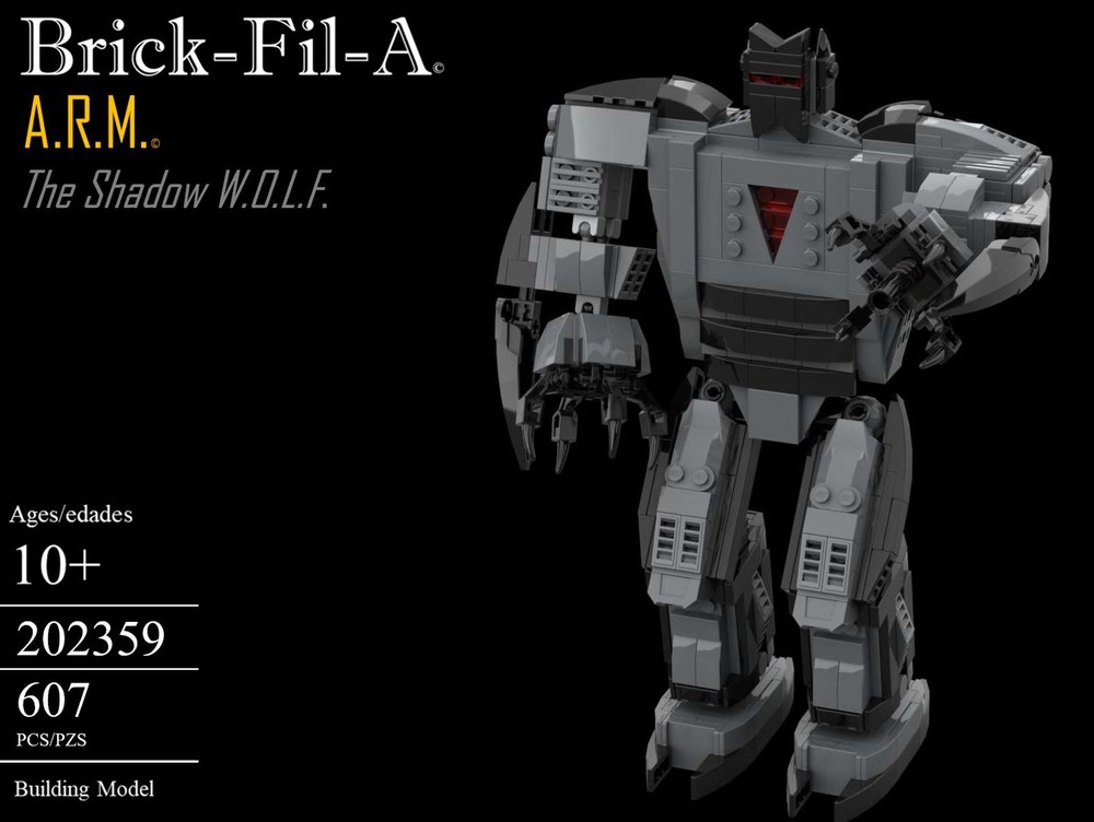LEGO MOC Shadow W.O.L.F. by Brick-Fil-A-Builds | Rebrickable - Build ...