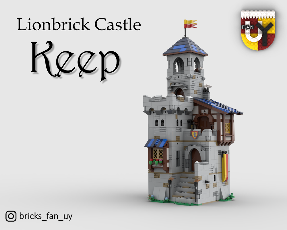 LEGO MOC Lionbrick Castle Keep by bricks_fan_uy | Rebrickable - Build ...