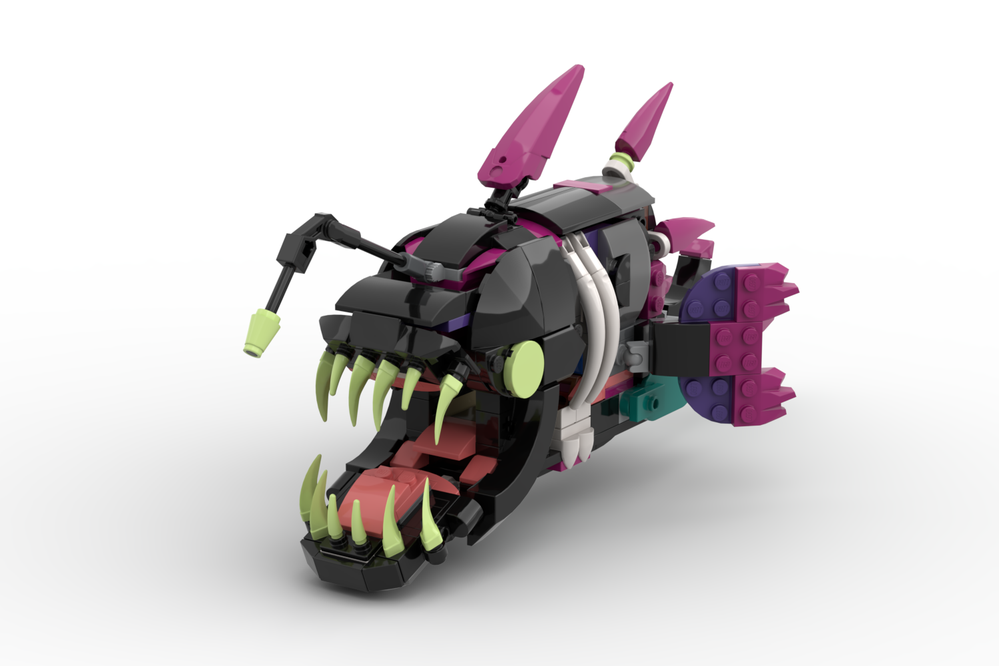 LEGO MOC 71457 Nightmare Anglerfish by Nequmodiva | Rebrickable - Build ...