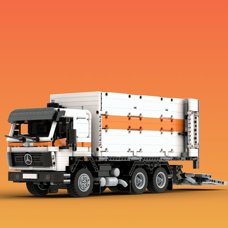 LEGO MOC Mercedes-Benz SK 2226 box truck with tail gate by OldOlneyLego ...