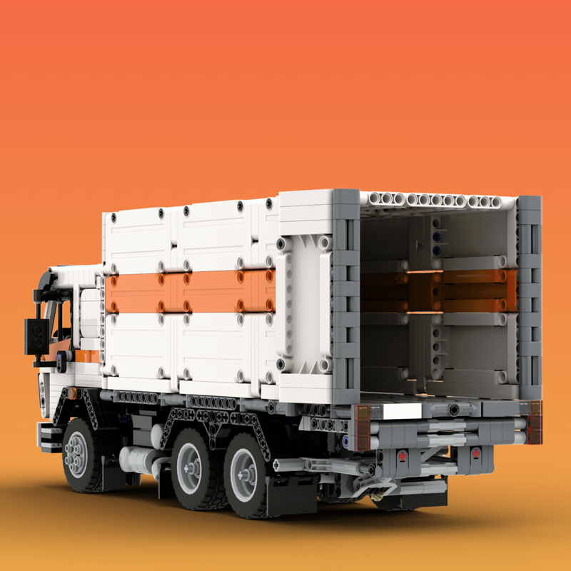 LEGO MOC Mercedes-Benz SK 2226 box truck with tail gate by OldOlneyLego ...