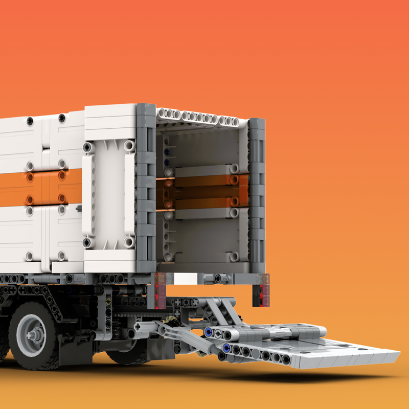 LEGO MOC Mercedes-Benz SK 2226 box truck with tail gate by OldOlneyLego ...