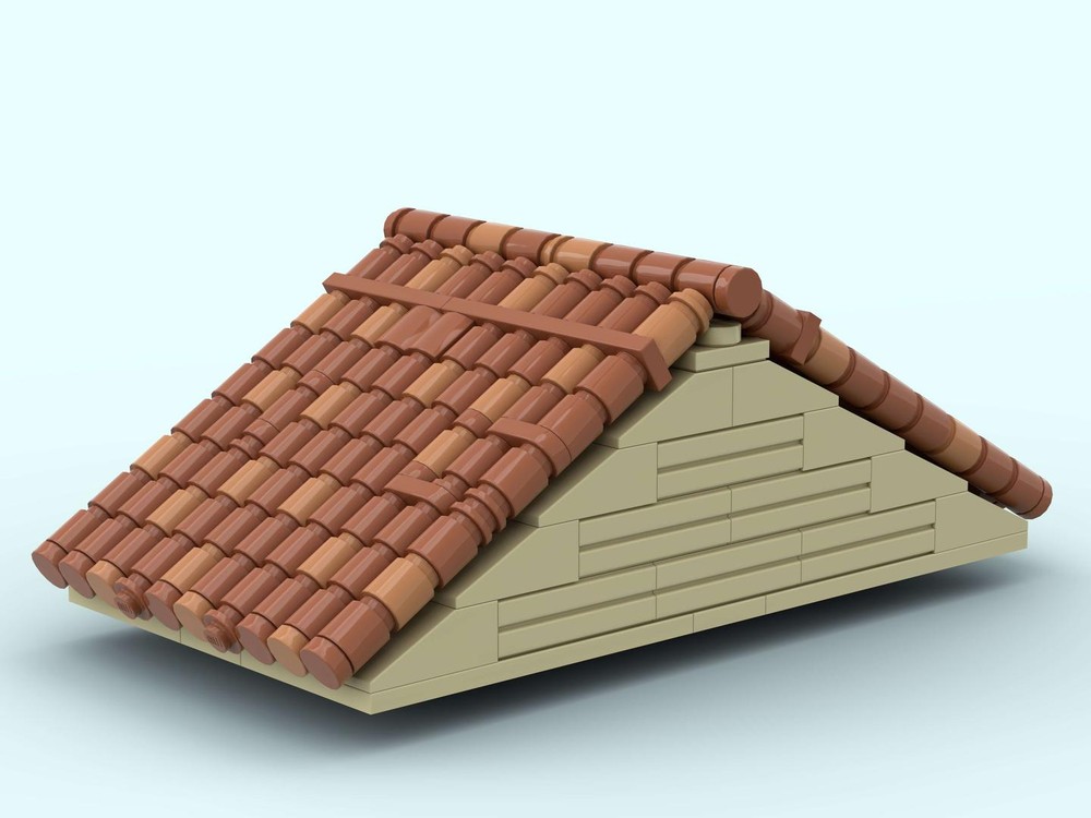 LEGO MOC Italian Terracotta Roof by Thebrickinpanda | Rebrickable ...
