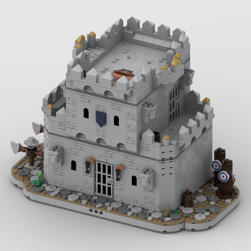 LEGO MOC Medieval Castle: Barracks by Fantasts | Rebrickable - Build ...