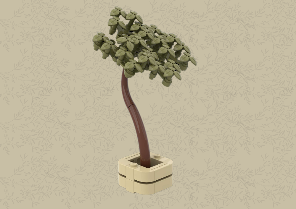 LEGO MOC Potted Tree by Thebrickinpanda | Rebrickable - Build with LEGO