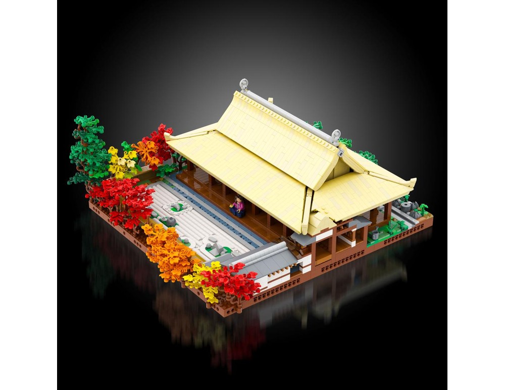 Lego Moc Zen Temple By Michelanlego Rebrickable Build With Lego