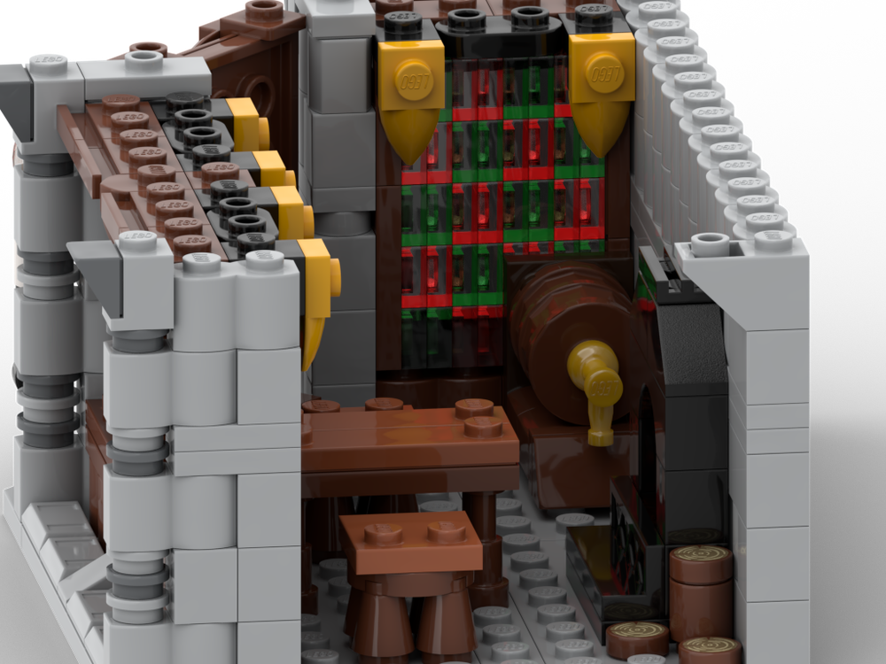 Lego Moc Medieval Tavern By Huebre Rebrickable Build With Lego
