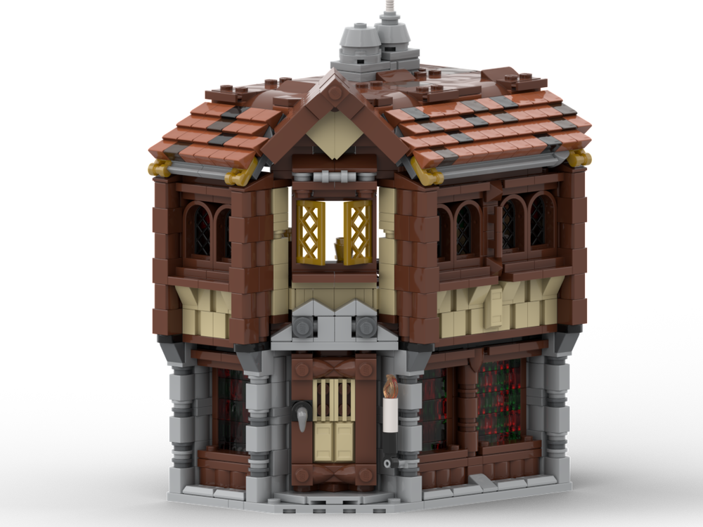 Lego Moc Medieval Tavern By Huebre Rebrickable Build With Lego