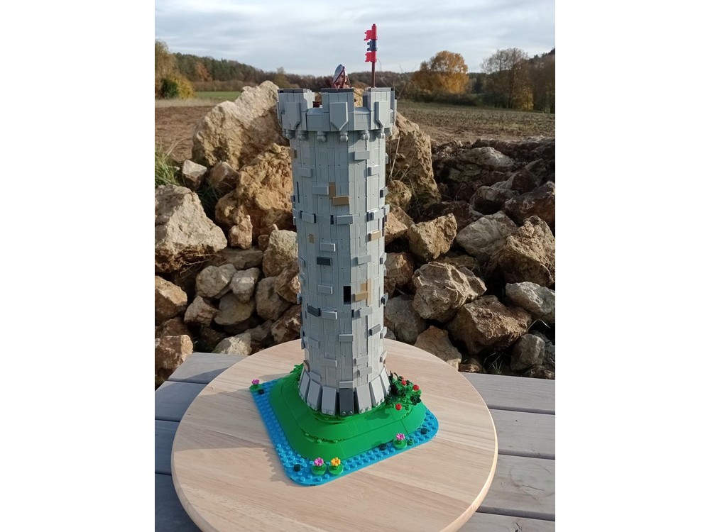 LEGO MOC Modular Staircase Tower for Norman Keep by evilMedieval ...